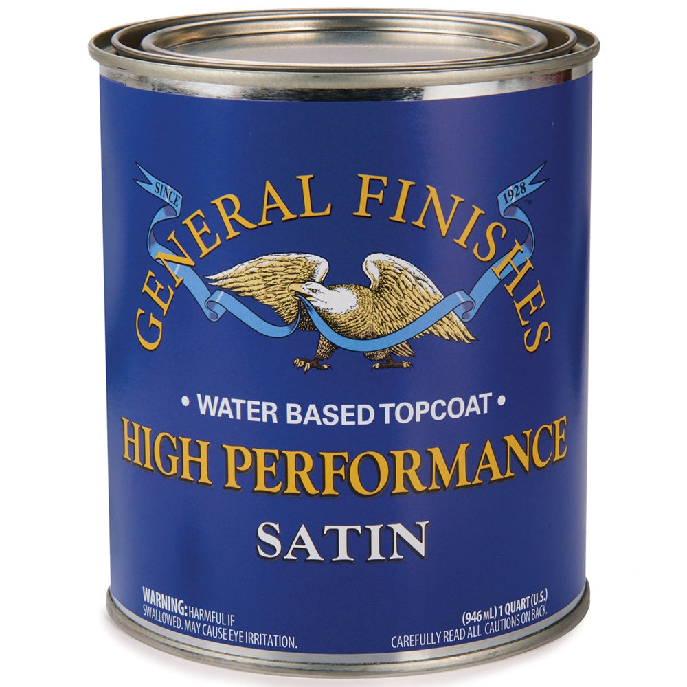 General Finishes High Performance Satin, 1 Quart - Advantage Lumber