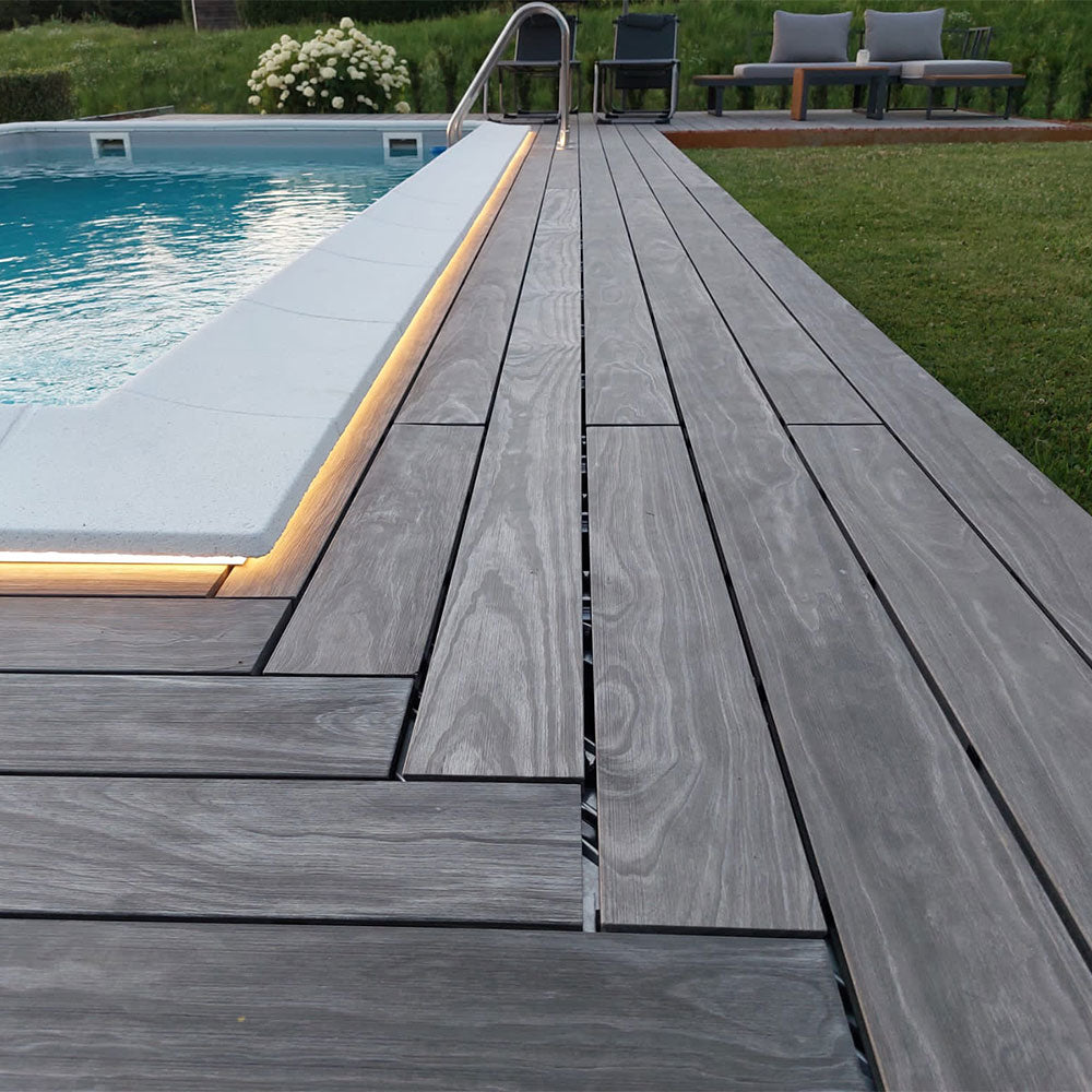 1x6 Gray Accoya Pre-Grooved – Advantage Lumber