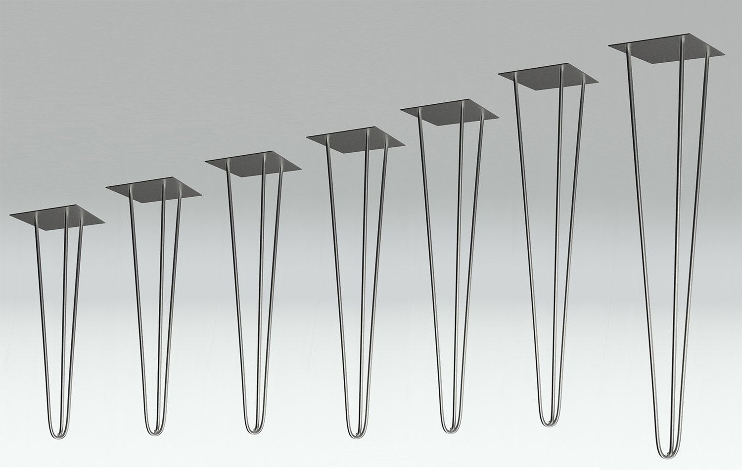20" Tri-Table Leg - Stainless Steel - Advantage Lumber