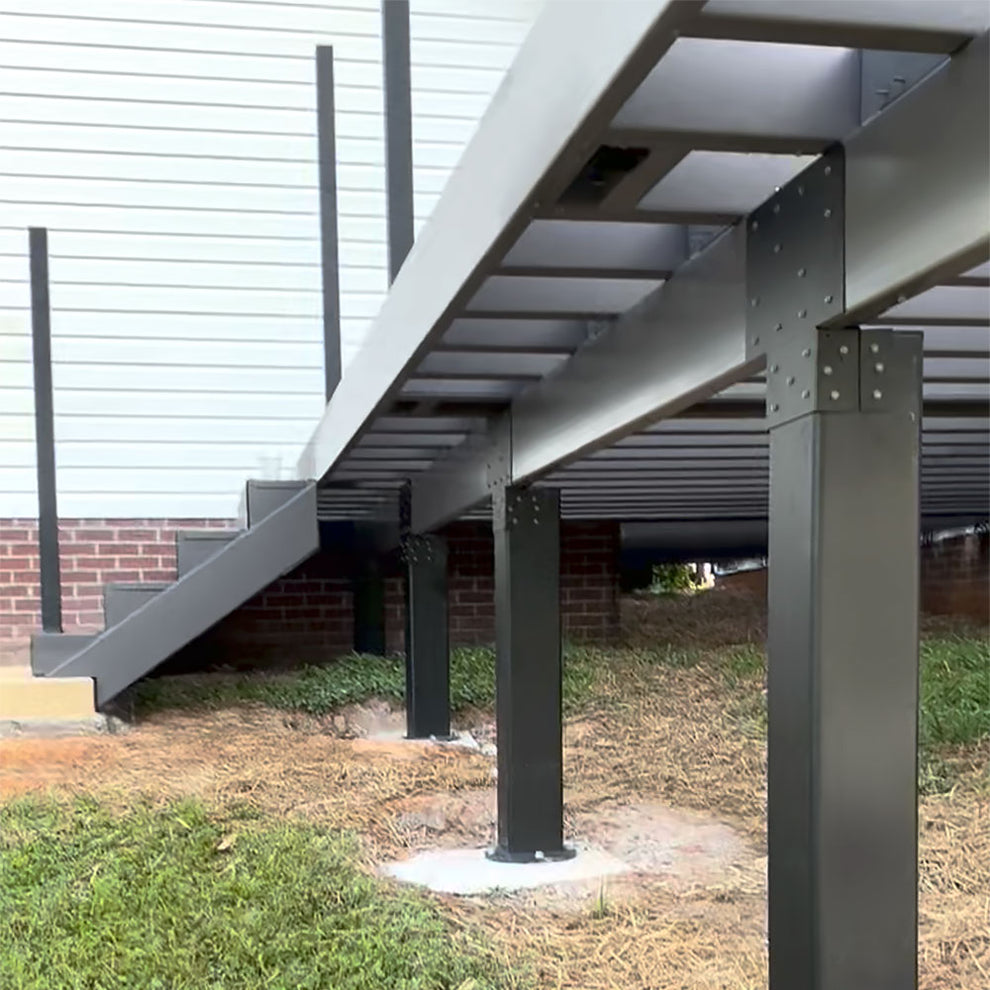 Steel Deck Beam: 2″ x 8″ 14-Gauge Precision Design - Advantage Lumber