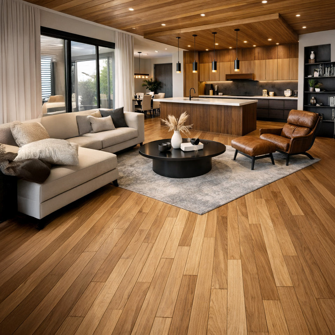 Brazilian Oak (Tauari) Solid Flooring 0.75″ x 3.25″ Prefinished Satin ...
