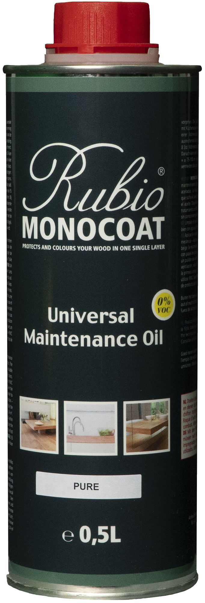 Rubio Monocoat: Universal Maintenance Oil, Grey, 0.5 Liter - Advantage ...