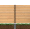 HOFT Fencing Line Post - Black / 96″ - Advantage Lumber