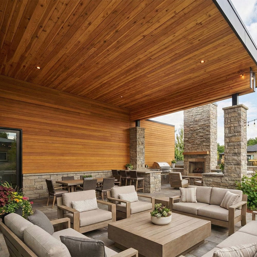 1x6 Western Red Cedar - Select Knotty (STK) Appearance Grade - S1S2E/K ...