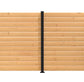 HOFT Fencing Line Post - Black / 96″ - Advantage Lumber