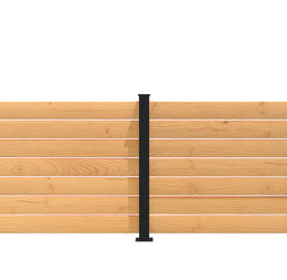 HOFT Fencing Line Post - Black / 96″ - Advantage Lumber