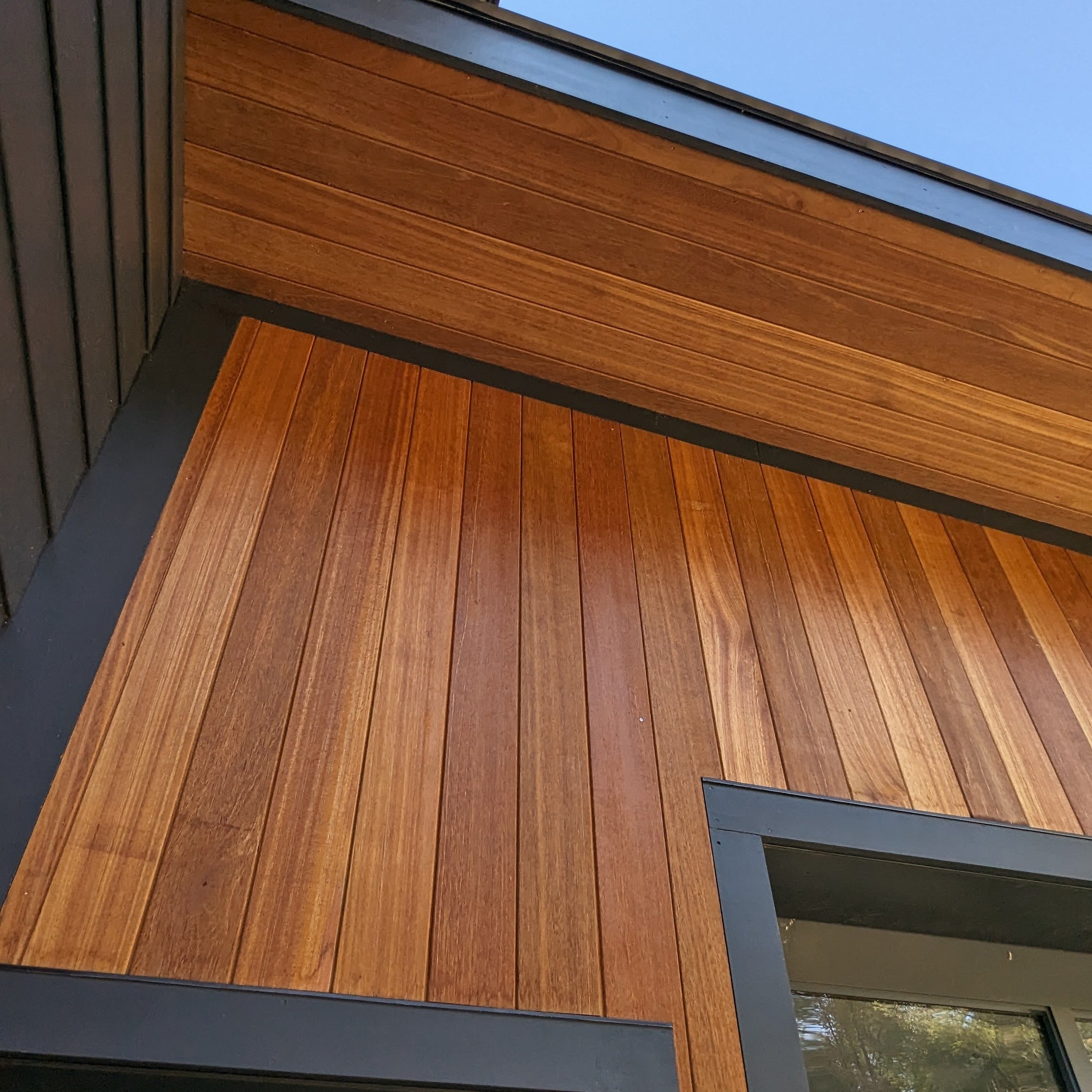 5/4 x 6 Mahogany (Red Balau) Wood 60° V-Joint - 12 feet - Advantage Lumber