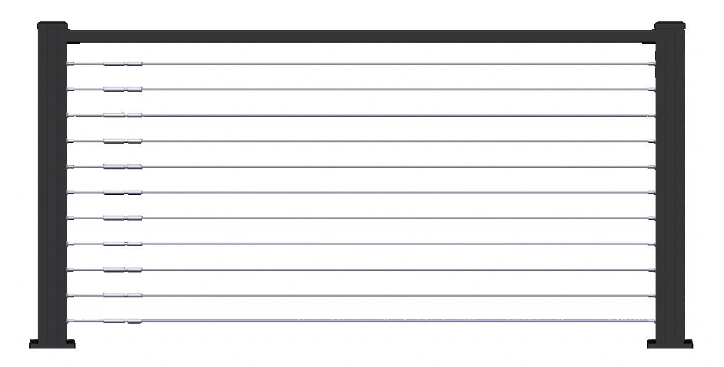 Trex Signature® X-Series™ Cable Rail Kit (Horizontal) – Advantage Lumber