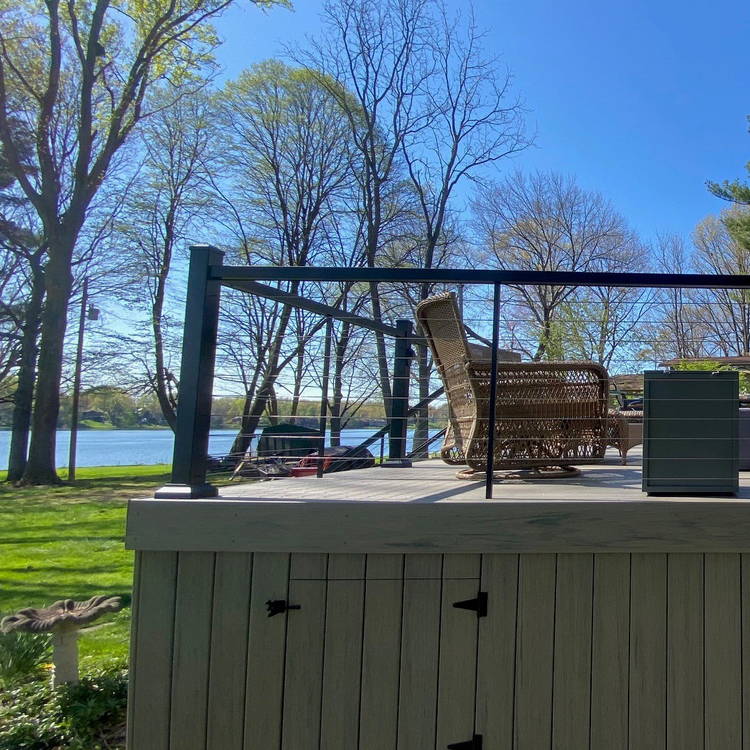 TimberTech® Impression Rail Express® Horizontal Cable Corner Post Inse ...