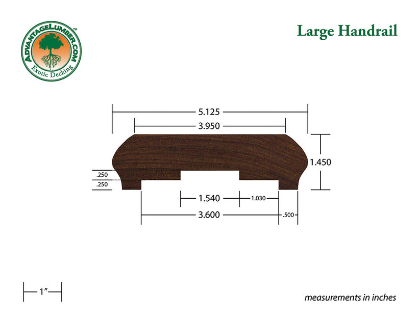Ipe Rail Cap - Advantage Lumber